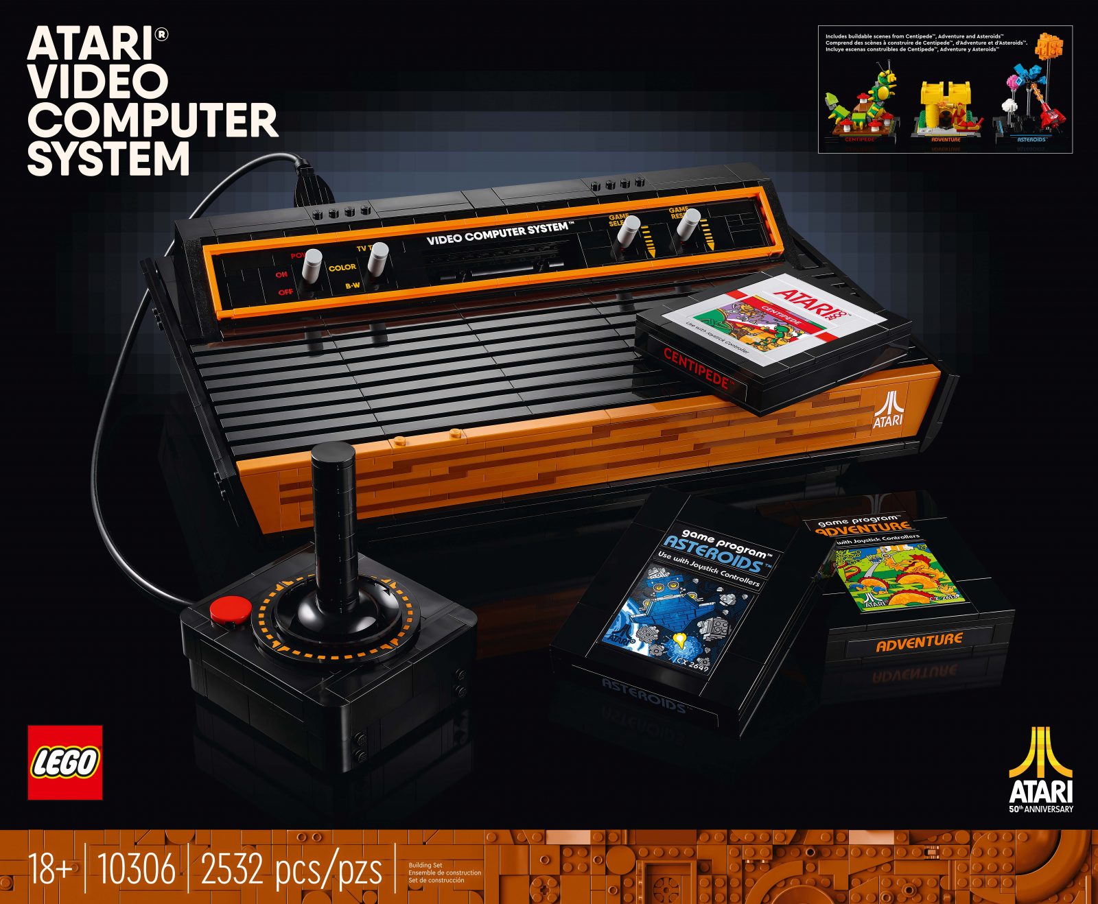 Revealed: LEGO® Atari® 2600 set [10306] - Rainbow Bricks™ LUG